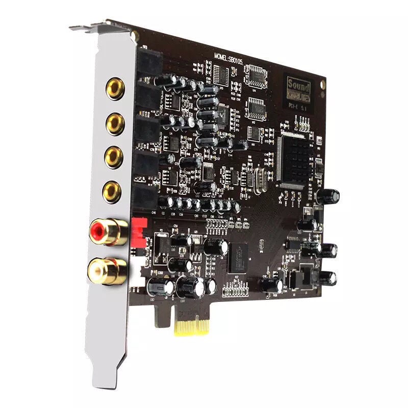 5.1 Sound Card Small Card Slot PCI-ESN0105 Built-in Sound Card Package ...