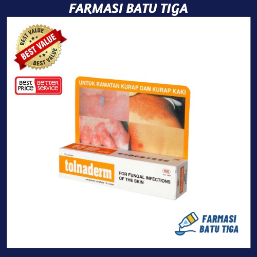 TOLNADERM FOR FUNGAL INFECTIONS OF THE SKIN 15G (EXP DATE: 01/2026 ...