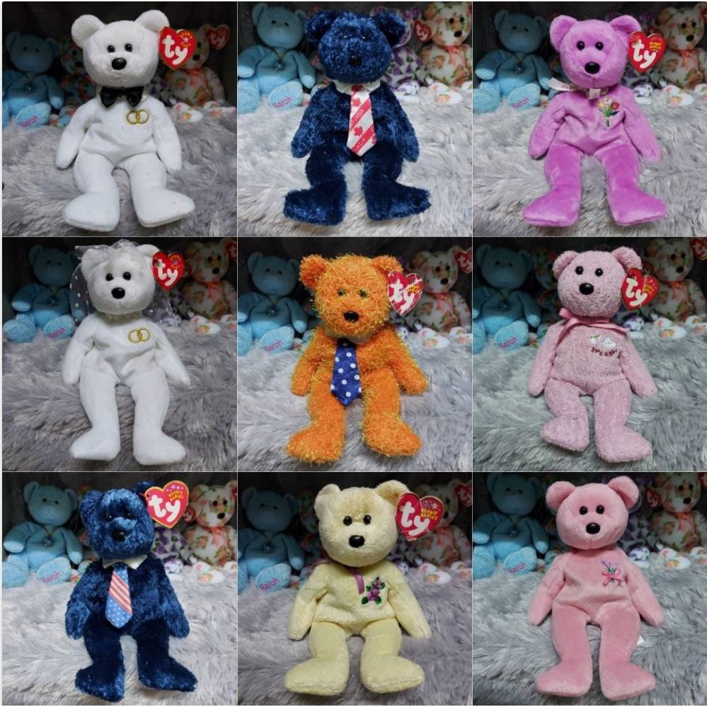 GB 18-ty Teddy Bear Size 8 Inch-Dad Mum Baby (Toys Collectible Home ...
