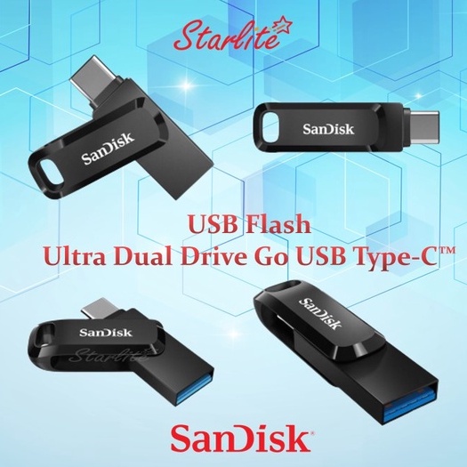 Sandisk USB Flash Ultra Dual Drive Go USB Type-CTM (OTG Type-C ...