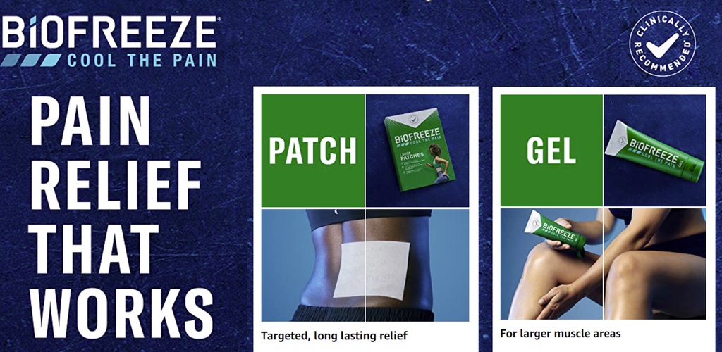 👍[Authorized] Biofreeze Menthol Pain Relieving Gel/Rollon/Spray/Patch ...