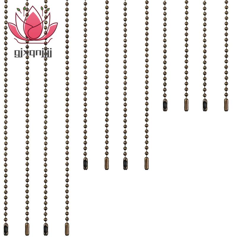 12 Pieces Ceiling Fan Pull Chain Extender Bronze Fan Chain Extension 12 ...