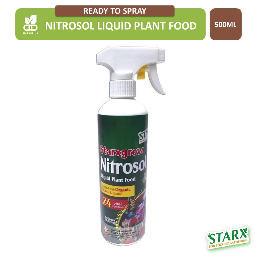 STARX Starxgrow Nitrosol Liquid Plant Food (500ml) Ready to Spray ...