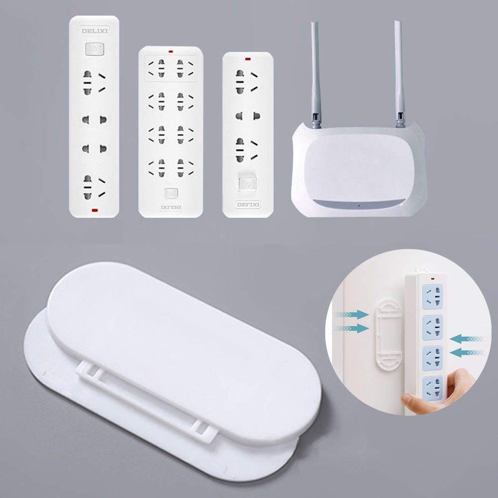 Row Plug Holder Wall-mounted Wire Seamless Plug Row Line Board Wall ...