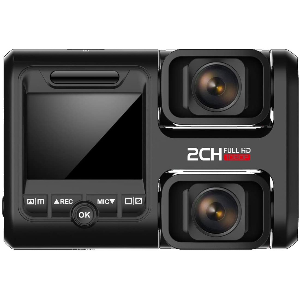 Dual Dash Cam Dashcam Front and Rear 1080P Full HD Cameras Driving Cam ...