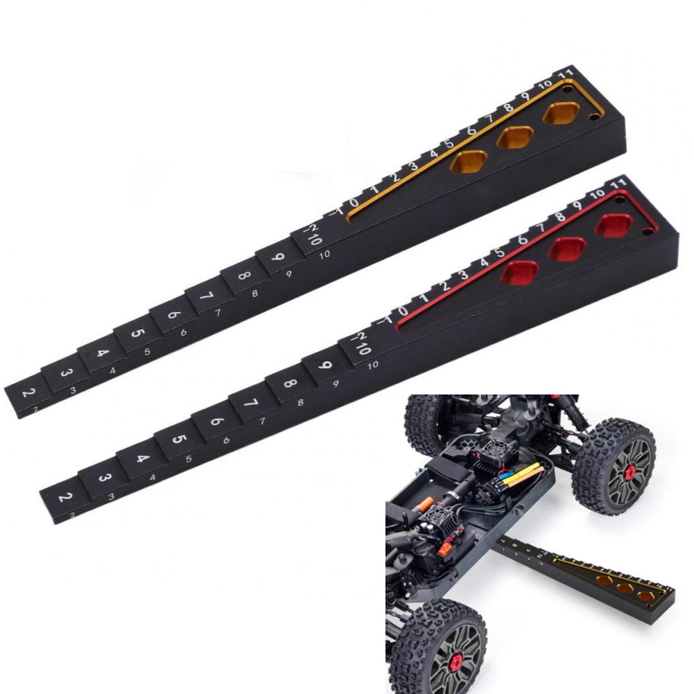 RC Tool Chassis Height Ride Height Gauge Measurement Ruler for 1/8 1/10 ...