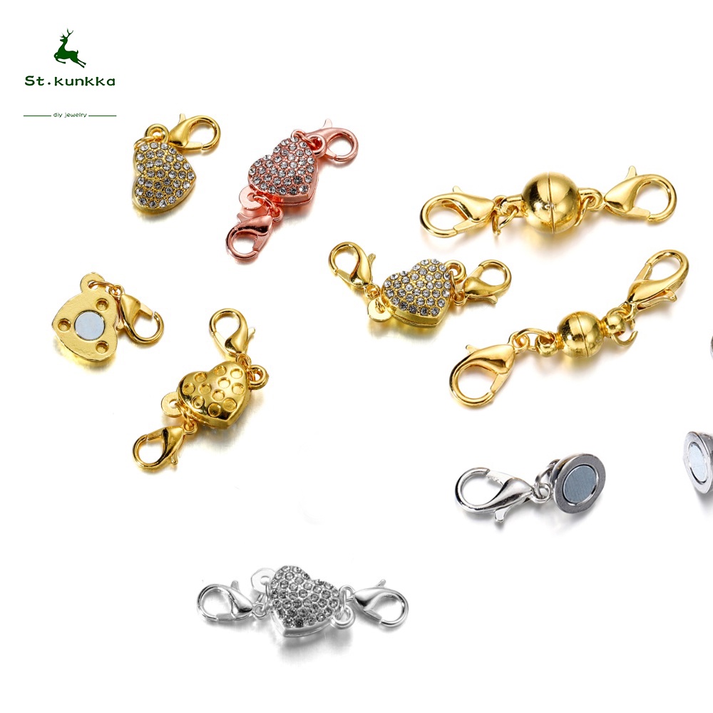 Magnetic Clasps Mask Chain Extensions Magnet mask chain Buckle Diamond ...