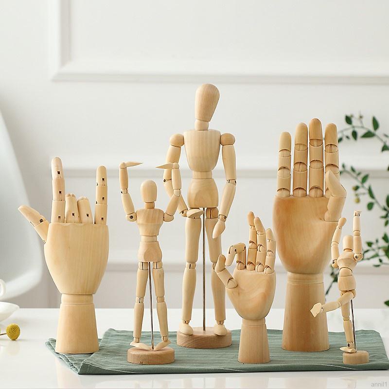 Artist Movable Limbs Male Wooden Toy Figure Model Mannequin Art Sketch ...
