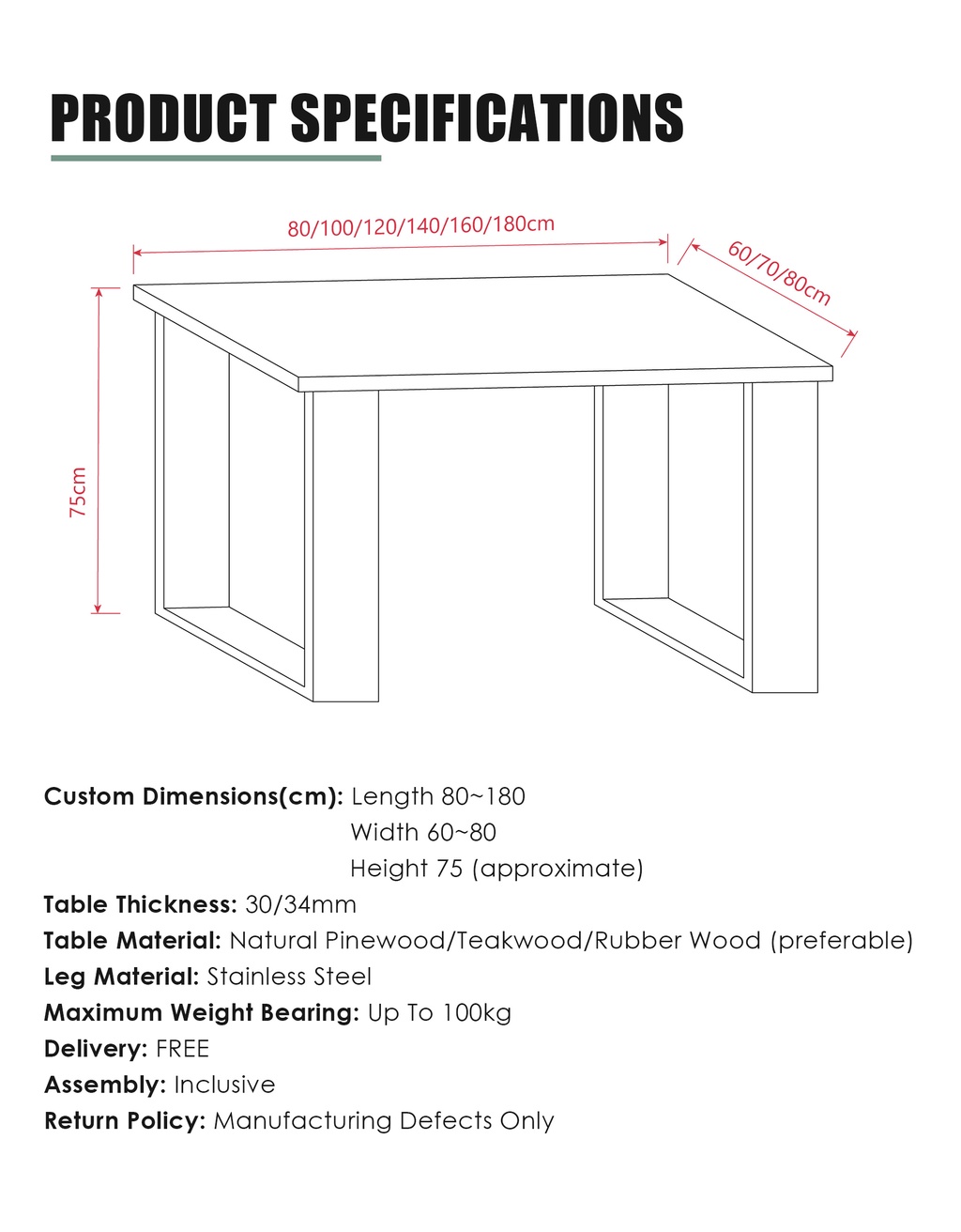 MYSEAT.sg APACHE V2 Solid Wood Study Table | Shopee Singapore