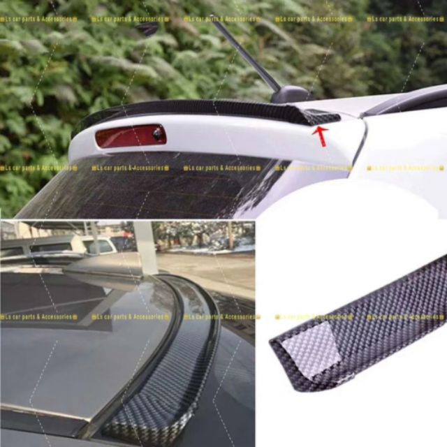 Rear bumper Bonnet roof Rear Samurai Lip Rubber Trunk Spoiler wing Duck ...
