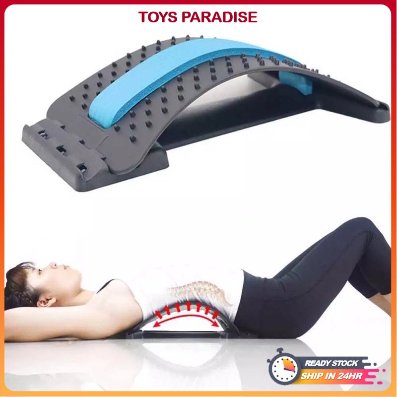 Back Massager Stretcher Equipment Massage Tool Fitness Lumbar Support ...