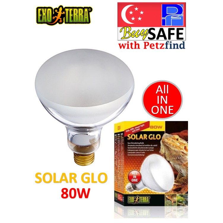 Exo Terra Solar Glo 80w PT2334 | Shopee Singapore