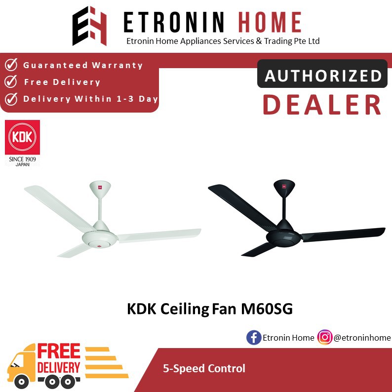 KDK Ceiling Fan M60SG | Shopee Singapore