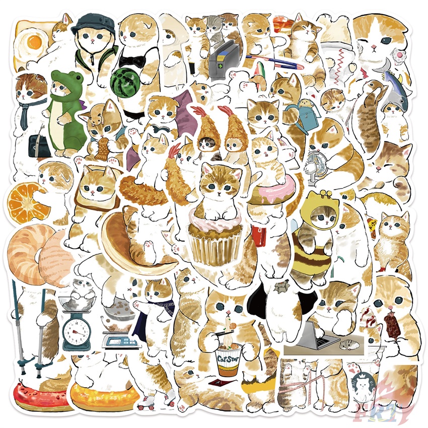 Kawaii Kittens Series 06 Cats Pets Stickers 60Pcs/Set DIY Fashion ...