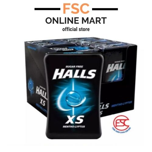 [FSC] Halls XS Menthol-lyptus Mini Candy 12 pieces x 15g | Shopee Singapore