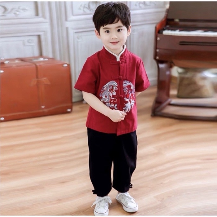 [LIL BUBBA] BOY CHEONGSAM CHINESE ETHNIC WEAR RACIAL HARMONY COSTUME ...