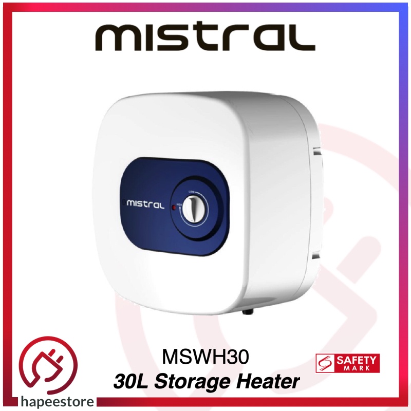 Mistral 30L Electric Storage Water Heater - MSWH30 (Local Warranty ...