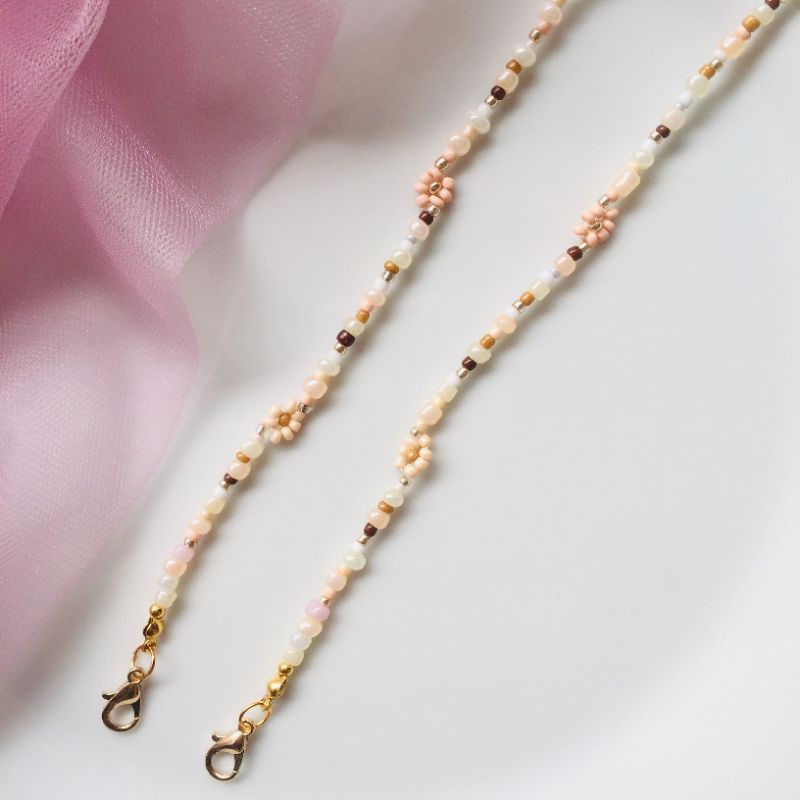 Strap Mask Daisy-Classic-Choco//Strapmask Character-Handmade | Shopee ...