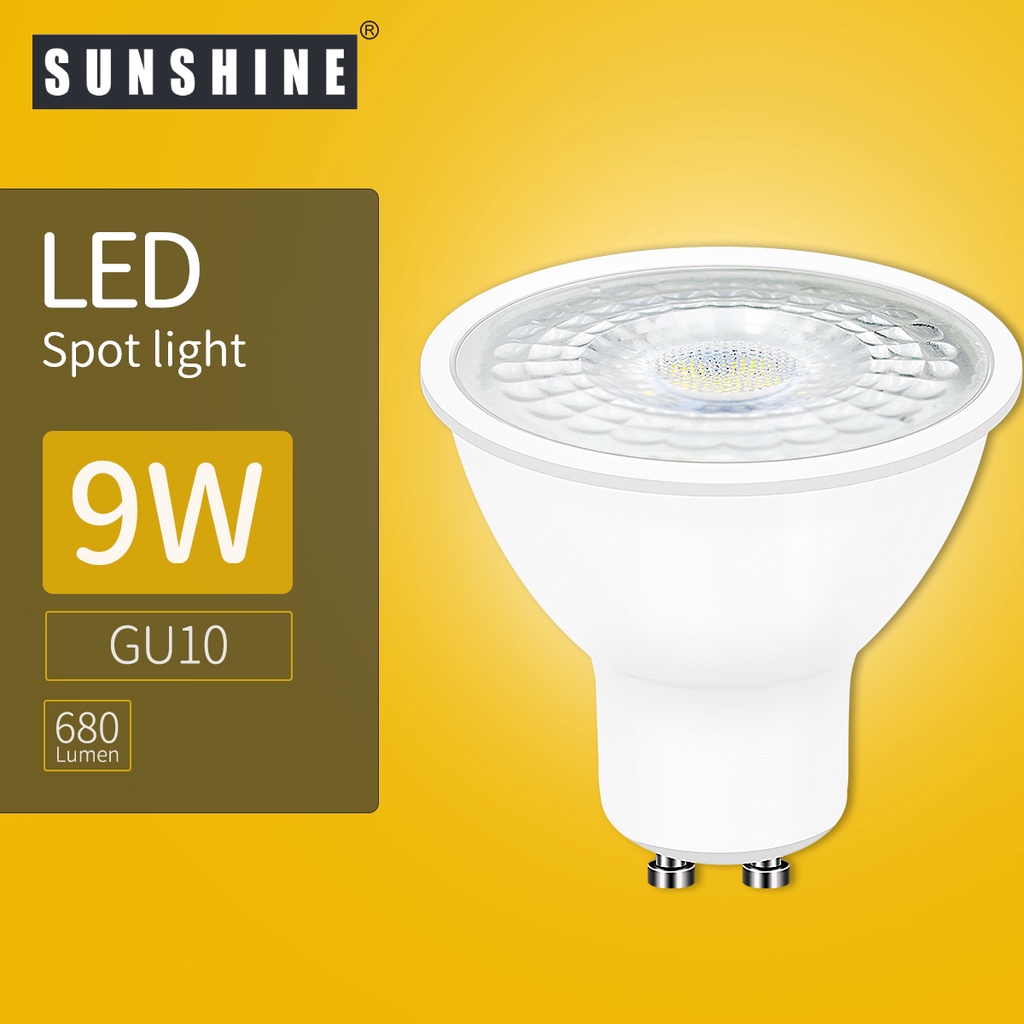 SUNSHINE LED Spot Light Bulb GU10 (Beam angle 45degree) 7W / 9W ...