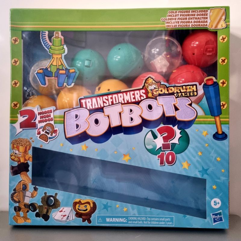 Hasbro Transformers BotBots Gold Rush Games: Claw Machine- 5 Figures, 4 ...