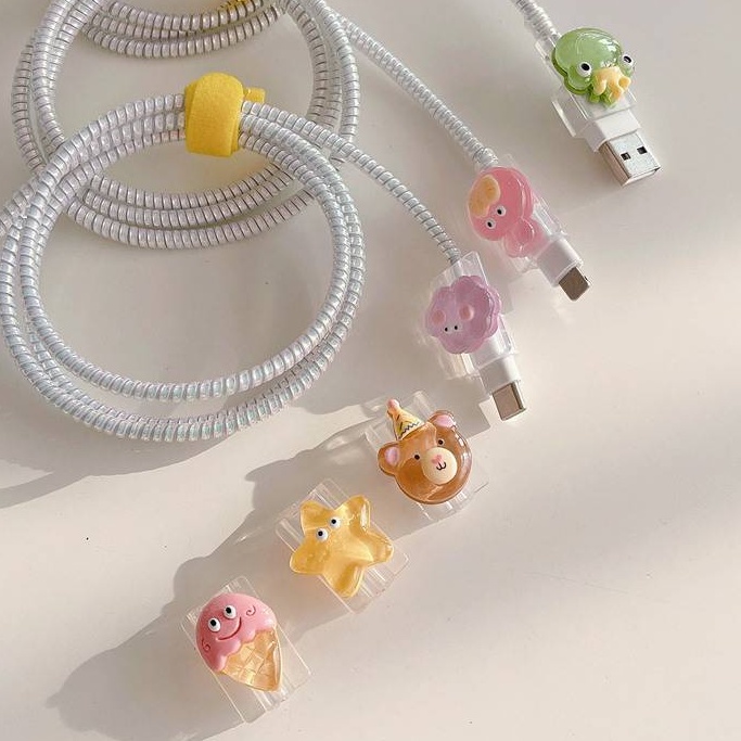 Casing for USB Charger Cable Protector Data Line Cord Cartoon (6 Styles ...