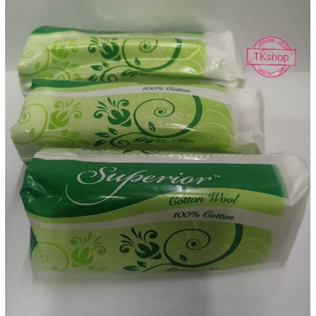 Superior Cotton Wool/Kapas 50g | Shopee Singapore