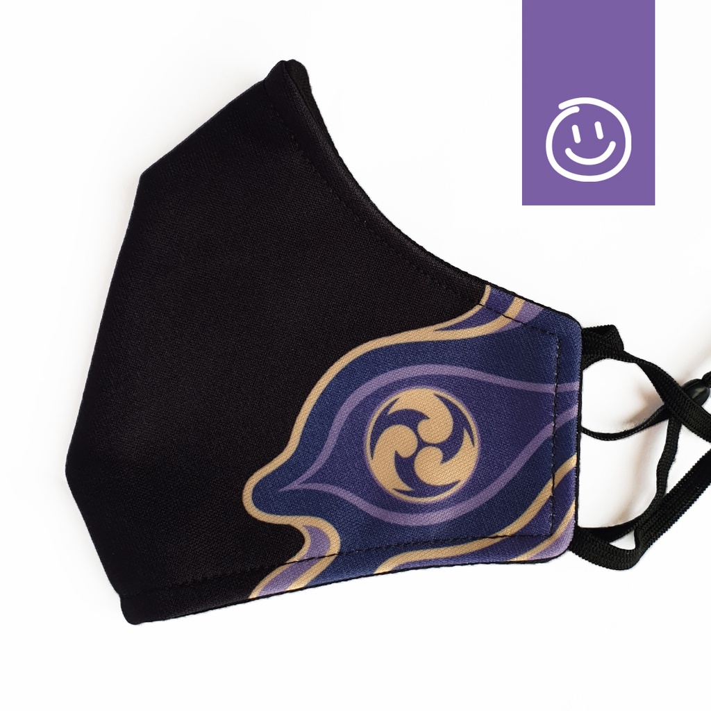 Genshin Impact Raiden Shogun Mask - Musou Shinsetsu | Shopee Singapore