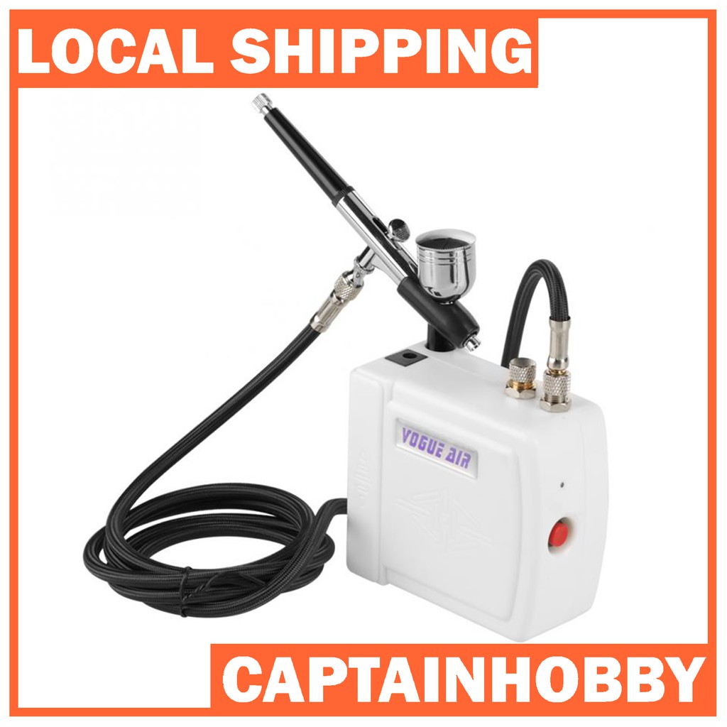 Vogue Air Hobby Mini Airbrushing Compressor Set with Airbrush for Painting Gundam Gunpla and Scale Model Shopee Singapore