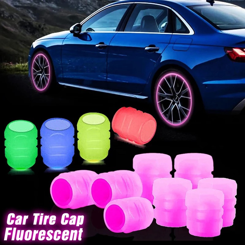 Glow In The Dark Valve Stem Caps