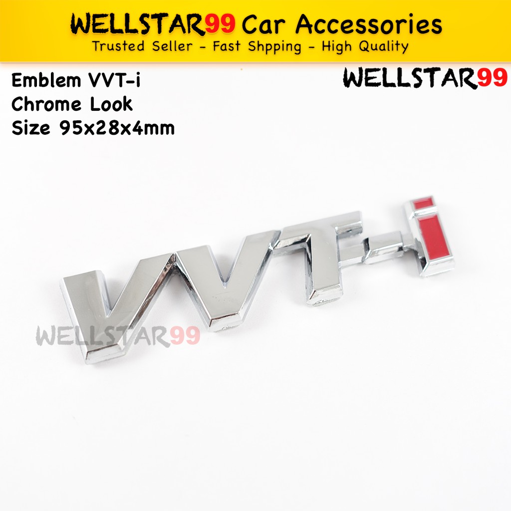 Toyota Perodua VVTI VVT-I Emblem Logo Sticker Vios Yaris Myvi Camry ...