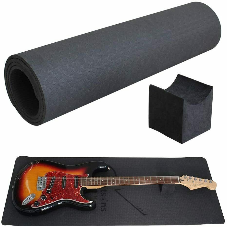 Flatsons Large Guitar Bass Banjo Work Station Cradle Cube + Work Mat ...