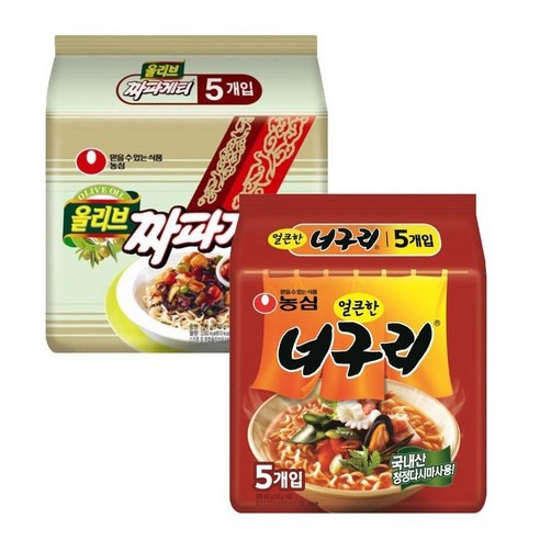 [NONGSHIM] Parasite Ramdon Chapaghetti(jjapaghetti) Spicy Neoguri Mild ...