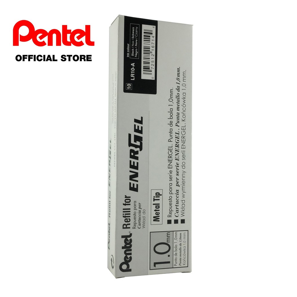 PENTEL EnerGel LR10 Refill (12 refill pipes set) | Shopee Singapore