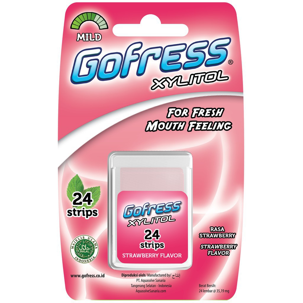 Go Fress Mint Strips (10x24g) | Shopee Singapore