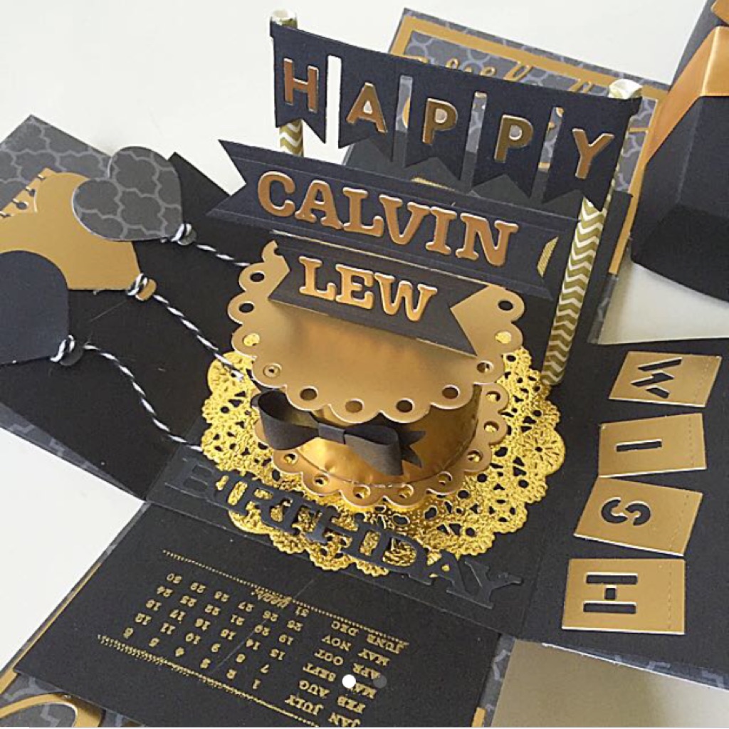 Happy birthday explosion box card | Shopee Singapore