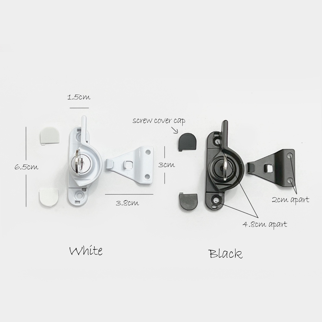 HDB Sliding Window Grille Lock with Key | Shopee Singapore