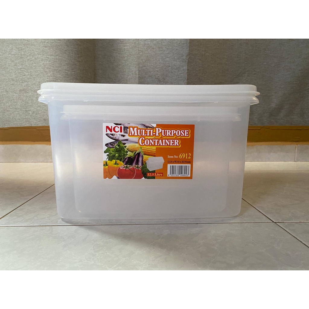 UnihomSG [ReadyStock] NCI Multi Purpose Container Storage Box Food ...