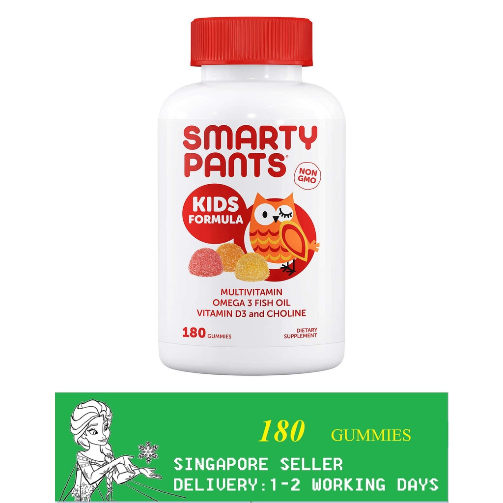 SmartyPants Kids Formula Multivitamin, 180 Gummies(Exp: 06/2026 ...