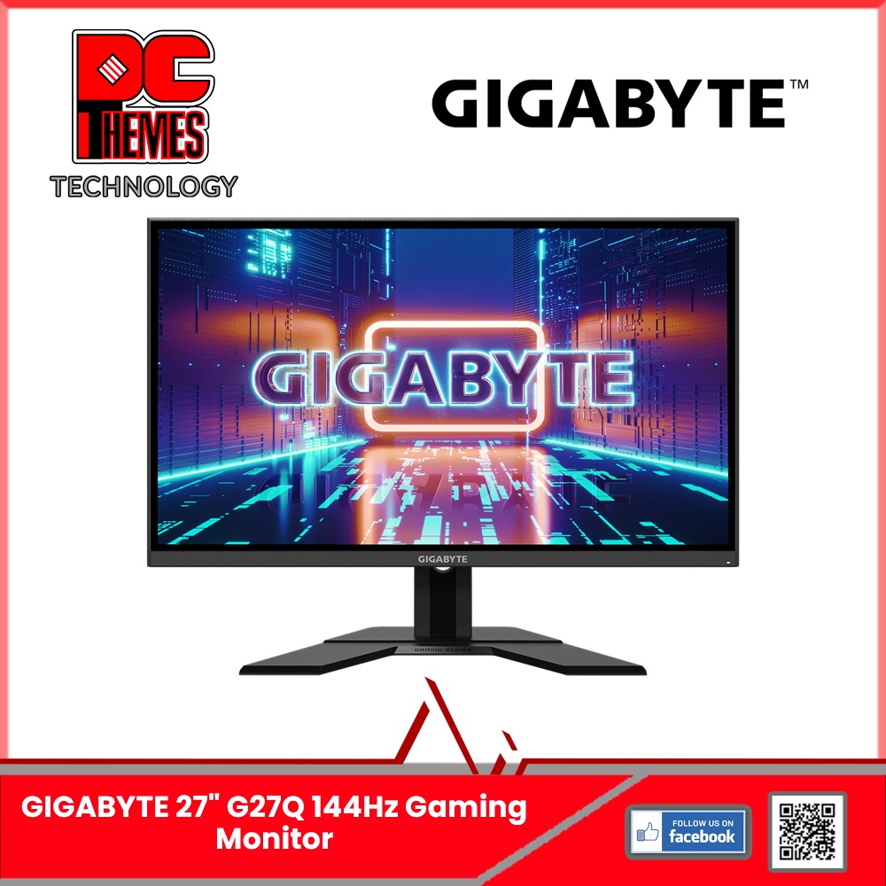 GIGABYTE 27" G27Q 144Hz Gaming Monitor | Shopee Singapore