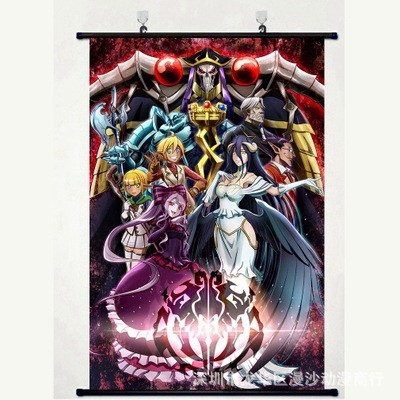 Overlord anime canvas Poster 40x60 wall roll canvas painting | Shopee ...