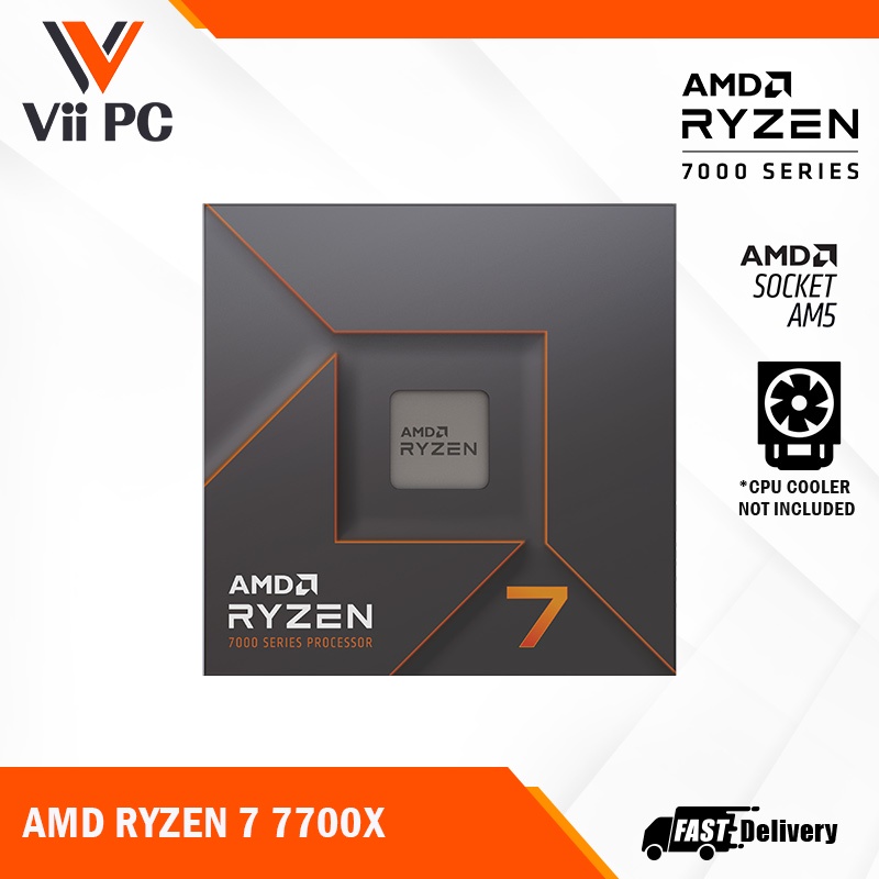 [LOCAL STOCK] AMD Ryzen 7 7700X Desktop Processors, 5.4GHz Max Boost ...