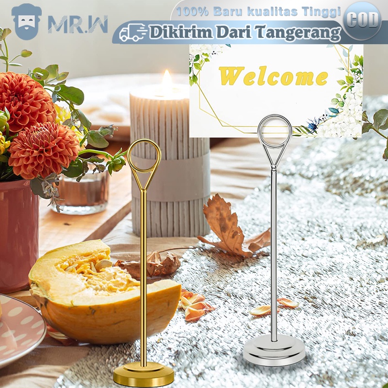 Stainless Table Number Pole/Menu Stand/Table Number Holder Stand/Photo ...