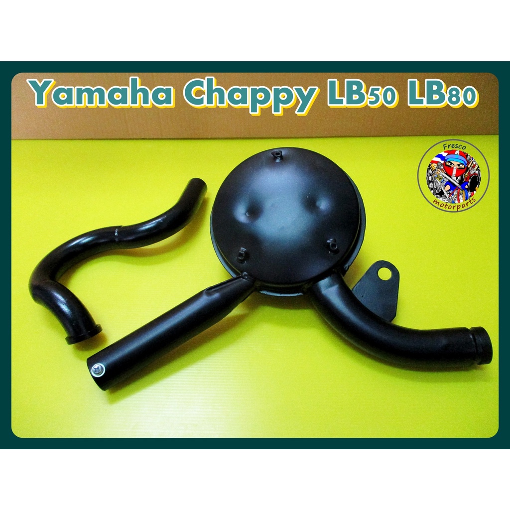 Yamaha Yamaha Chappy Chappy LB50 LB80 Exhaust With Pipe Neck BLACK ...
