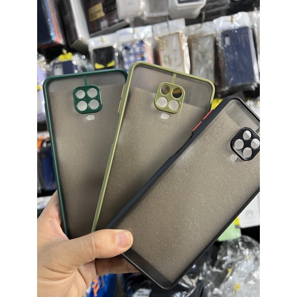 Xiaomi redmi Note9 pro Case With Flexible Color Border, Matte Back ...