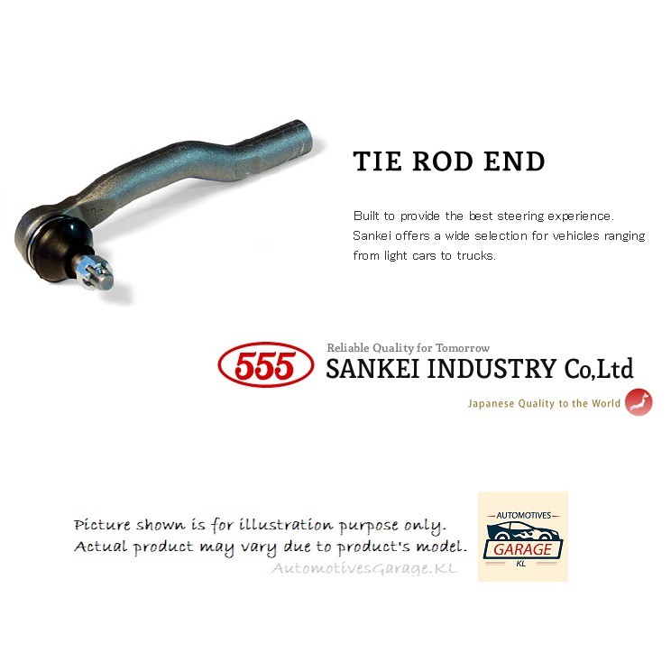 555 JAPAN - SE-2651 - TIE ROD END - TOYOTA COROLLA AE101 / AE111 / EE80 ...