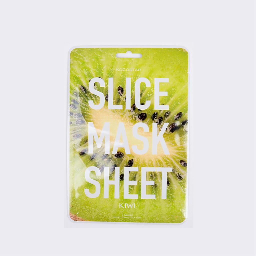 Kocostar Slice Mask Sheet - Kiwi (2 Sheets in 1 Pack - 12 Pcs Slices ...