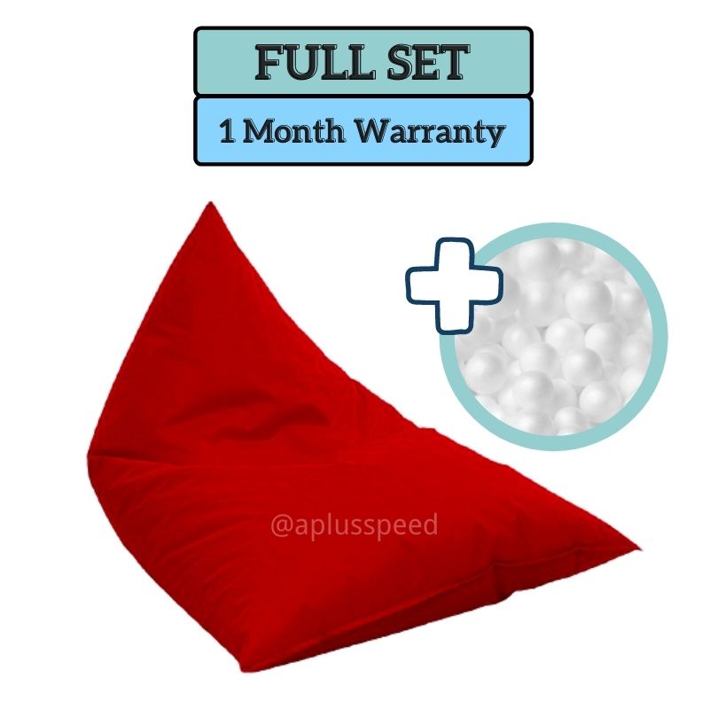 [HAPE] Pyramid Bean Bag with filling (FULL SET) | Shopee Singapore