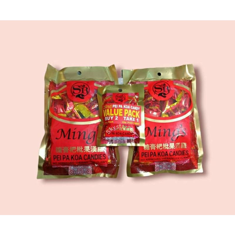 Mings Pei Pa Koa Candy Buy 2 (120g) Take 1 (20g) | Shopee Singapore