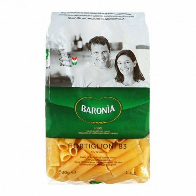 1457-Italy's Largest Brand BARONIA Baronian Pasta 500g | Shopee Singapore