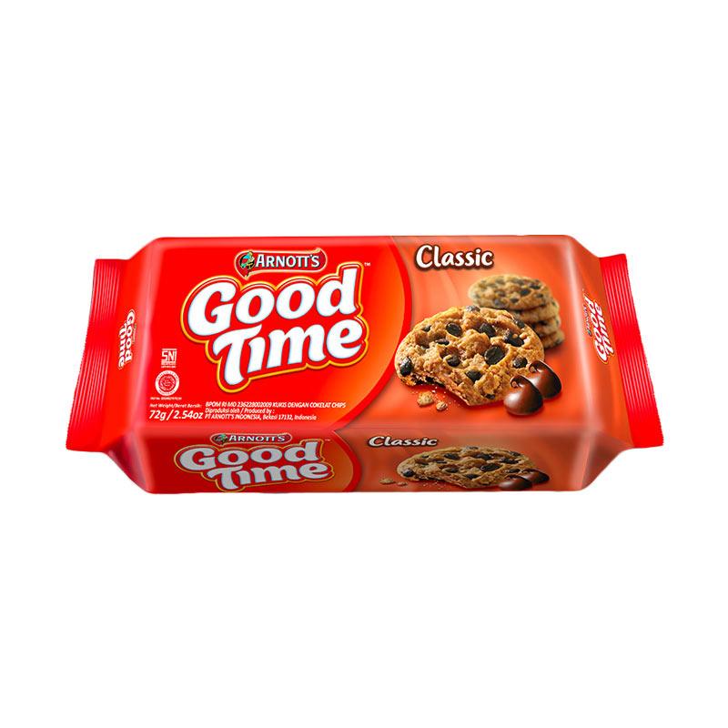 Good Time Chocochips Cookies Classic/Double Choc 72gr | Shopee Singapore